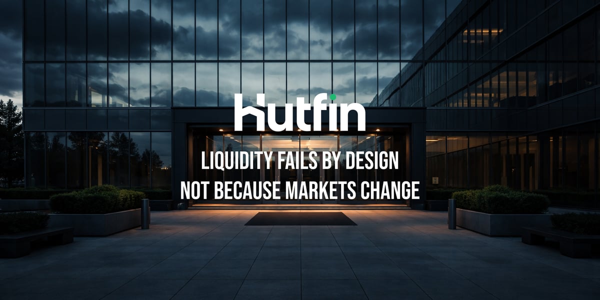 Why Liquidity Fails by Design in Fractional Commercial Real Estate